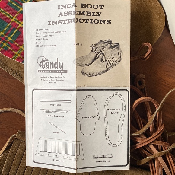 Vintage | Shoes | Vintage Tandy Inca Boot Kit Size 8 | Poshmark